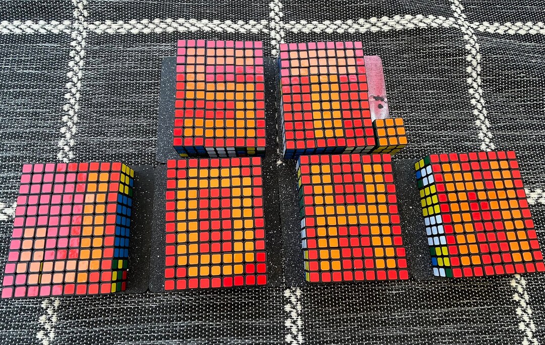 Mini Rubiks Cube Name Art - Etsy