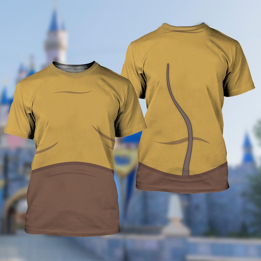 Gus Gus Costume 3D Shirt, Shirt for Men, Cinderella Animal Kingdom T ...
