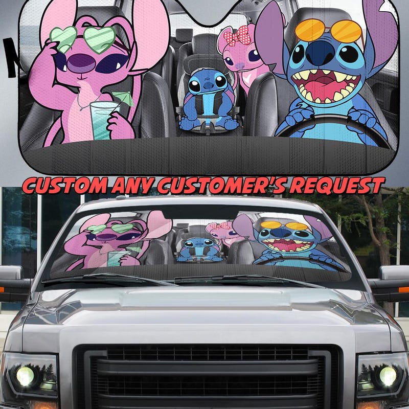 Stitch Car Accessories - Etsy