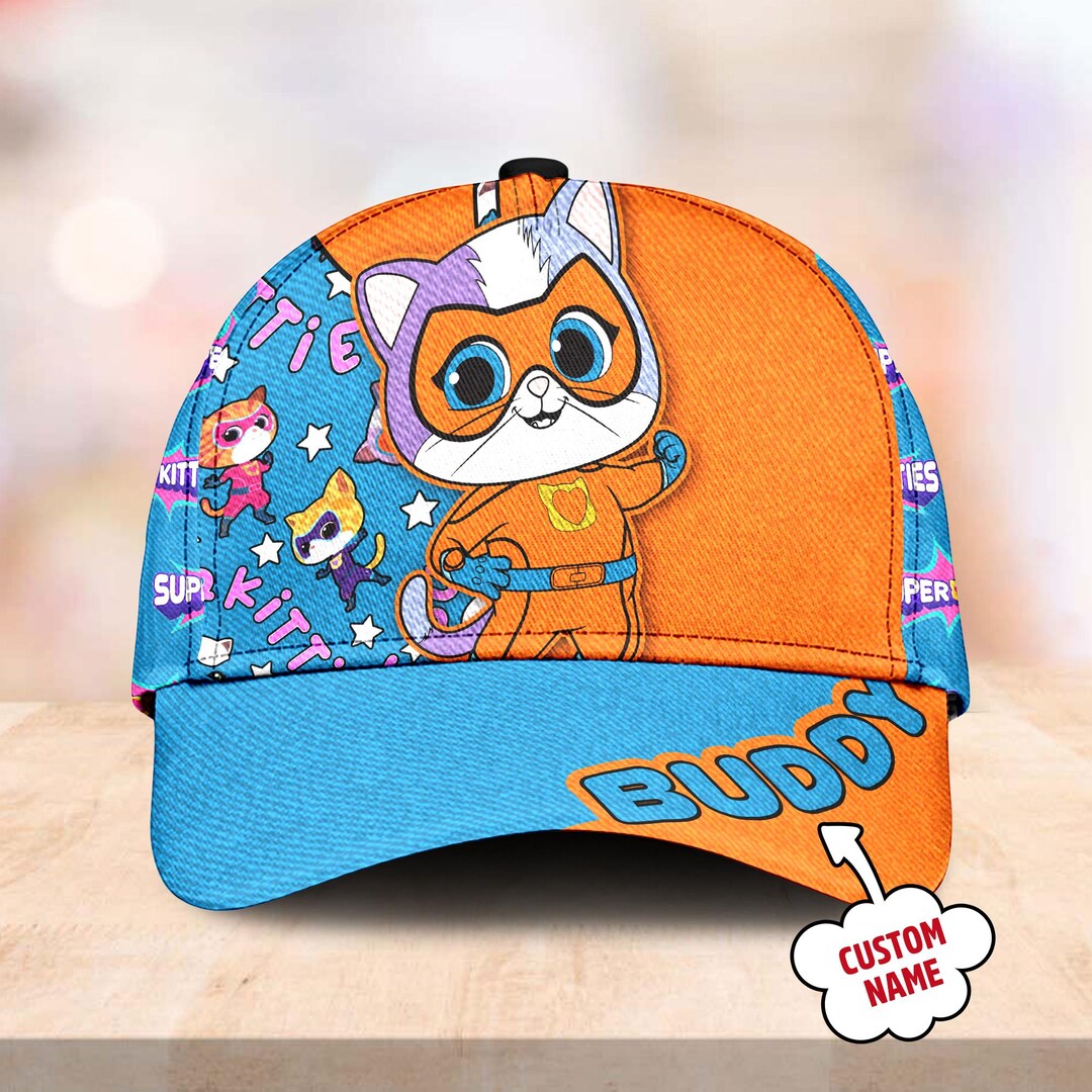 Super Kitties Character Summer Baseball Cap, Buddy Trip Hat, Gift for ...