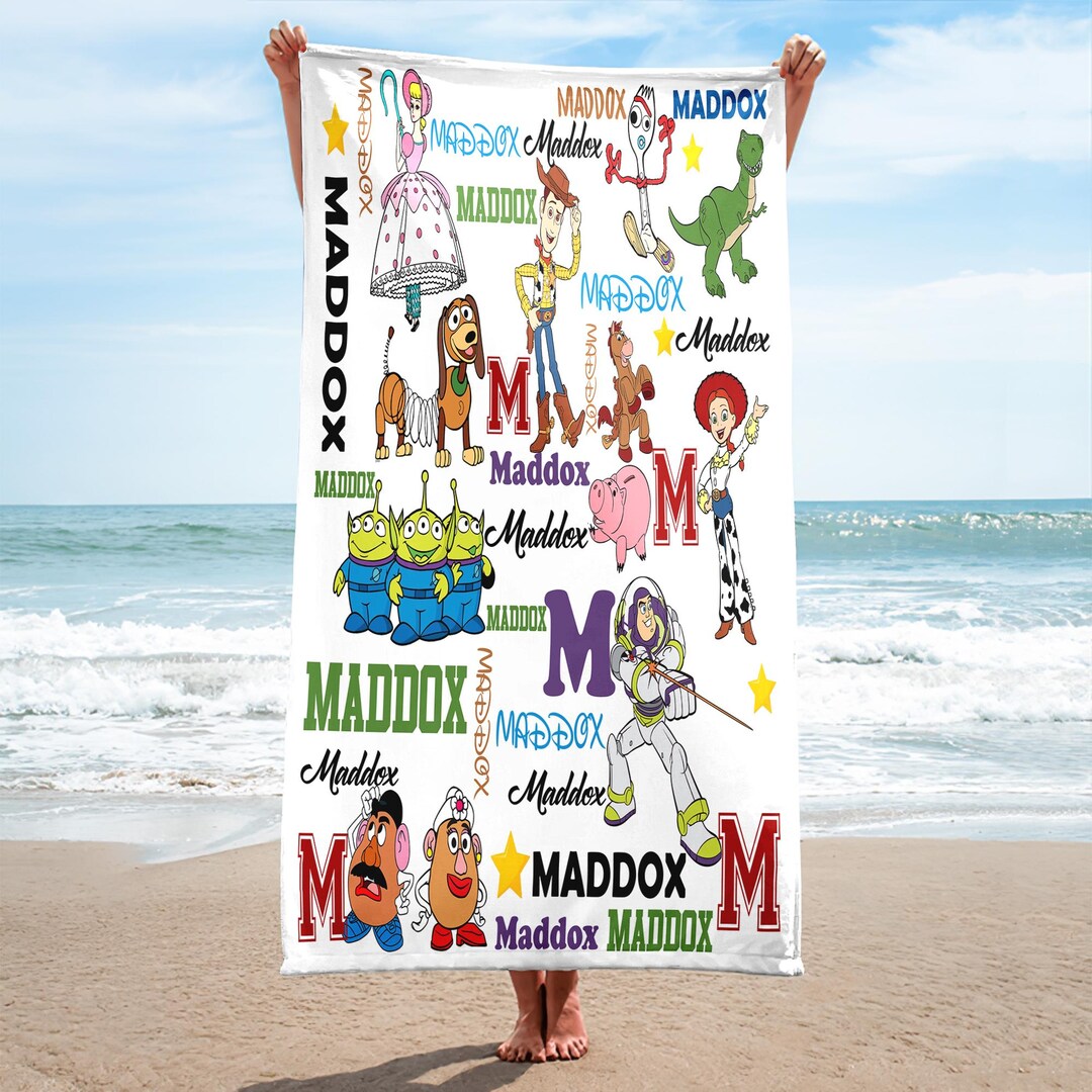 Personalized Disney Toy Story Beach Towel, Toy Story Towel, Toy Story ...
