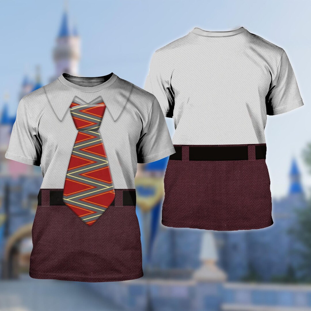 Disney Inside Out Anger Men Suit 3D Shirt, Angry Costume Cosplay Shirt ...