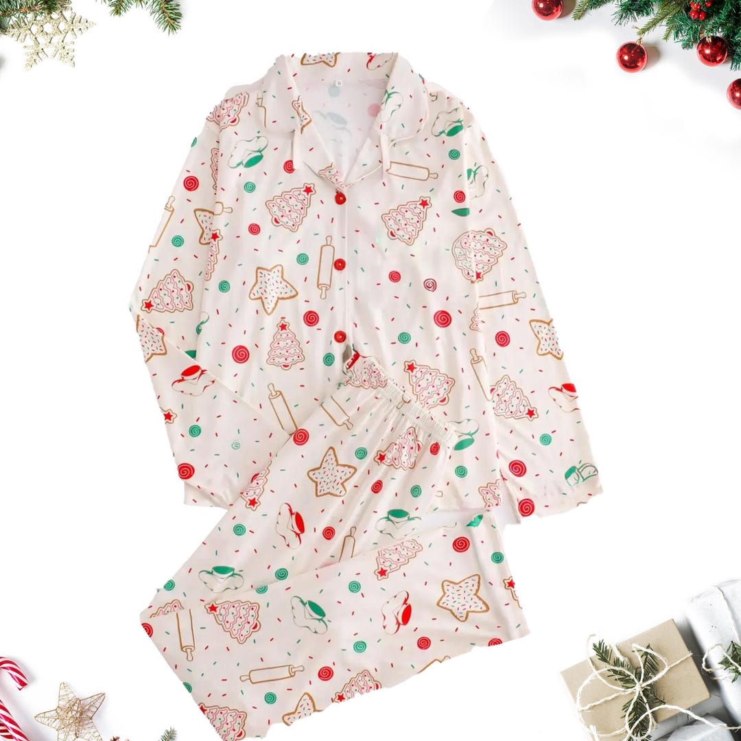 Christmas Tree Cakes Pajamas, Tree Cakes Pajamas Set, Christmas Family ...