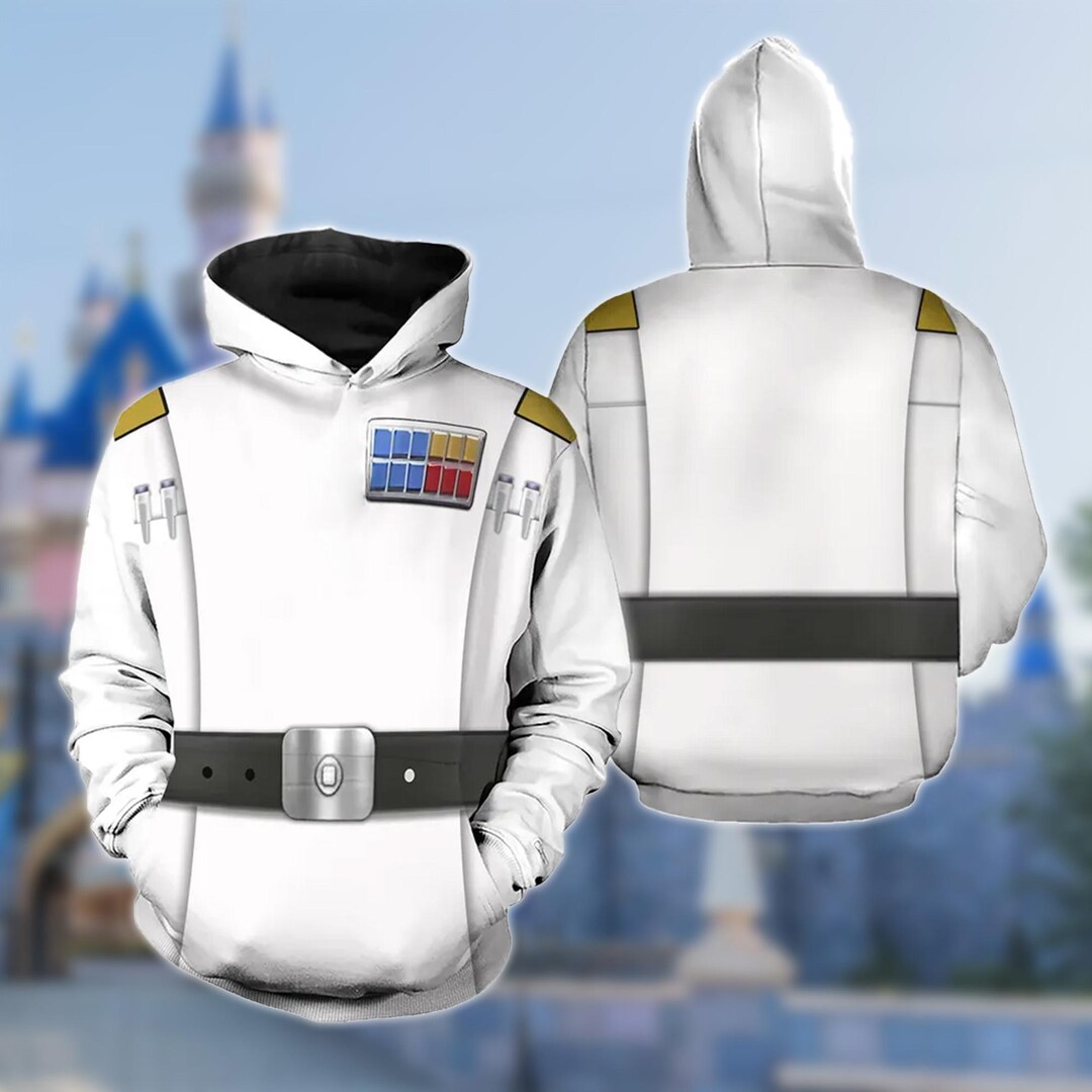 Grand Admiral Thrawn Costume Hoodie, Star Wars Character Cosplay ...