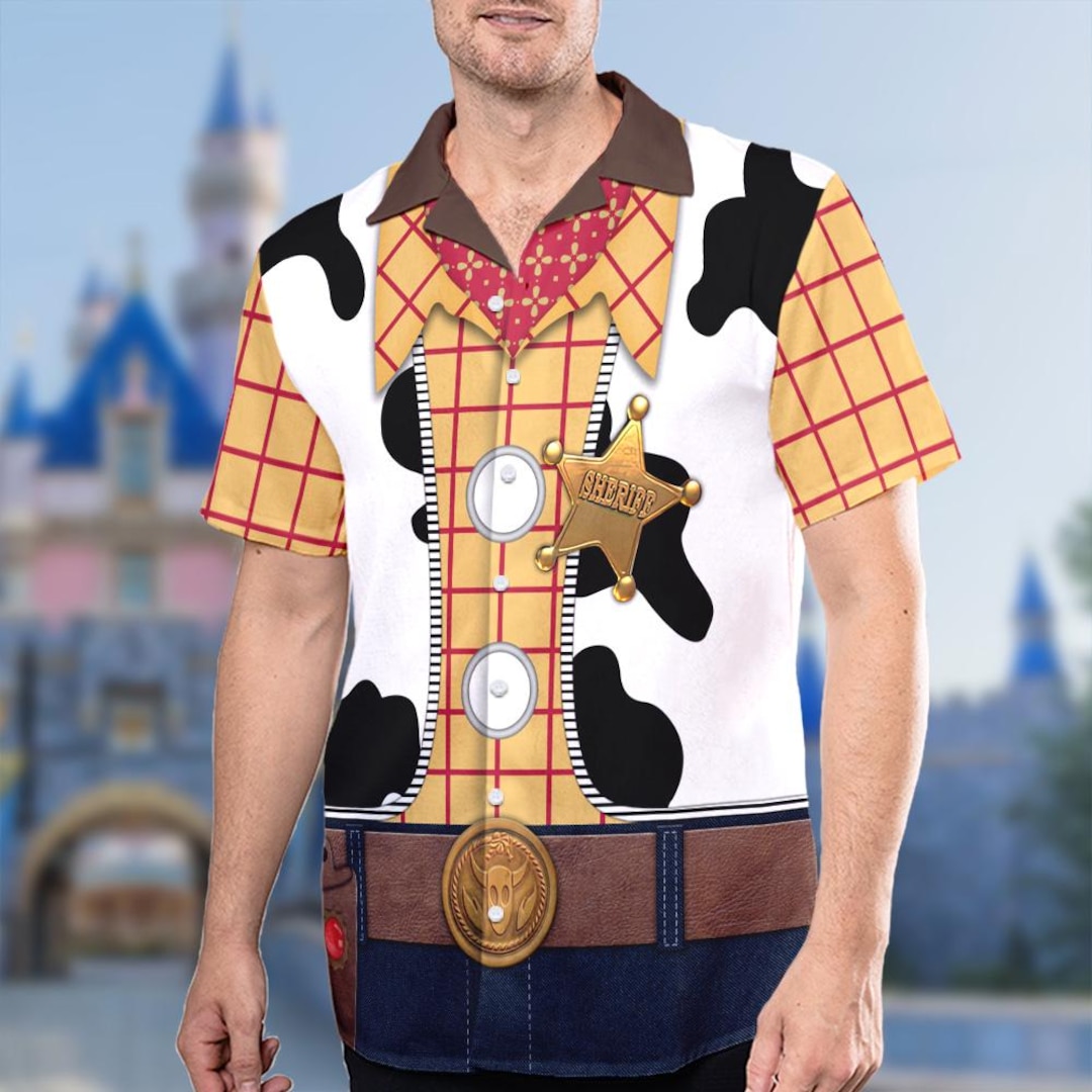 Woody Toy Cowboy Hawaii Shirt, Cowboy Button up Shirt, Toy Story ...