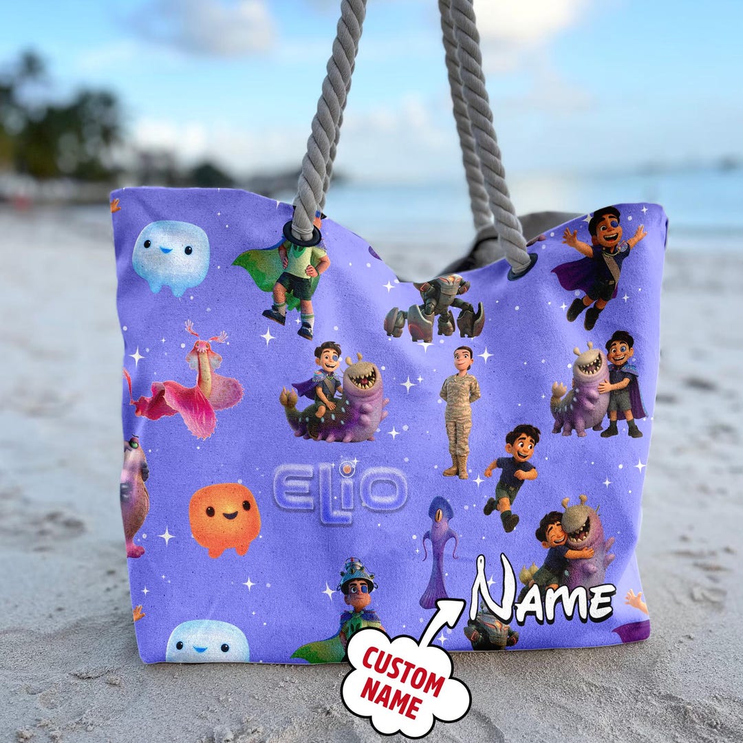 Personalized Wdw Pixar Elio Weekender Bag, Custom Name Beach Bag, Elio ...