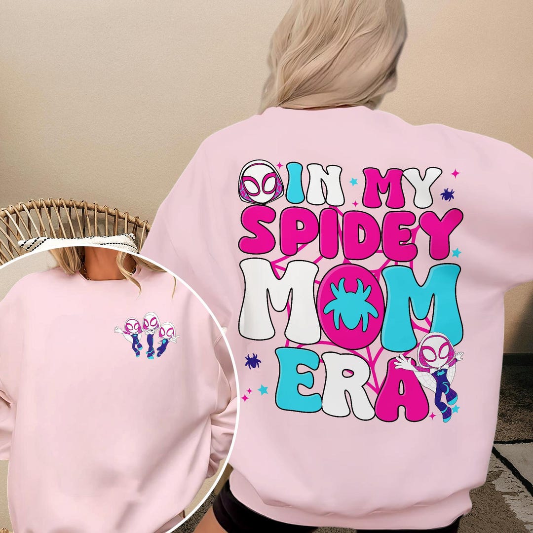 Personalized in My Spidey Mom Era Shirt, Spider Hero Mom Shirt, Funny ...