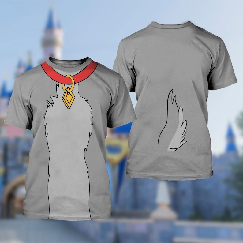 Wdw the Tramp 3D Hoodie T-shirt, Lady and the Tramp All Over Print ...