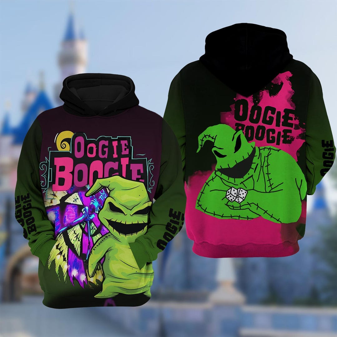 Personalized Oogie Boogie Ghost Hoodie, the Nightmare Before Christmas ...