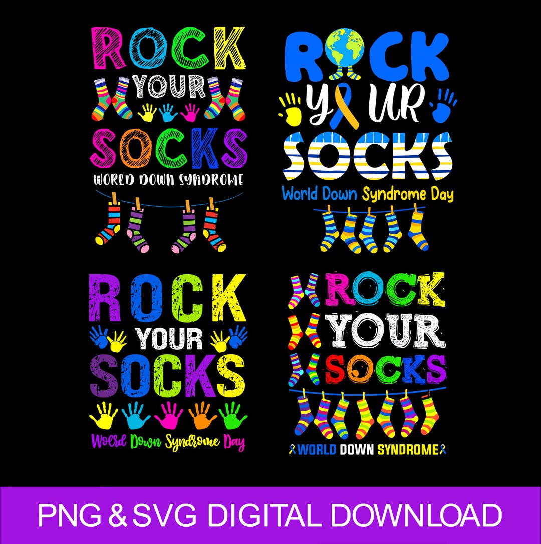 Down Syndrome Awareness Bundle Svg Png, Down Syndrome Png, Down ...