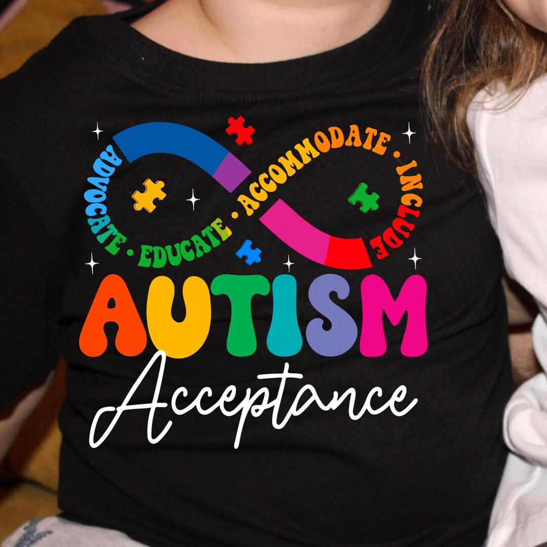 Autism Awareness Acceptance Png Svg Infinity Symbol Men Women Png ...