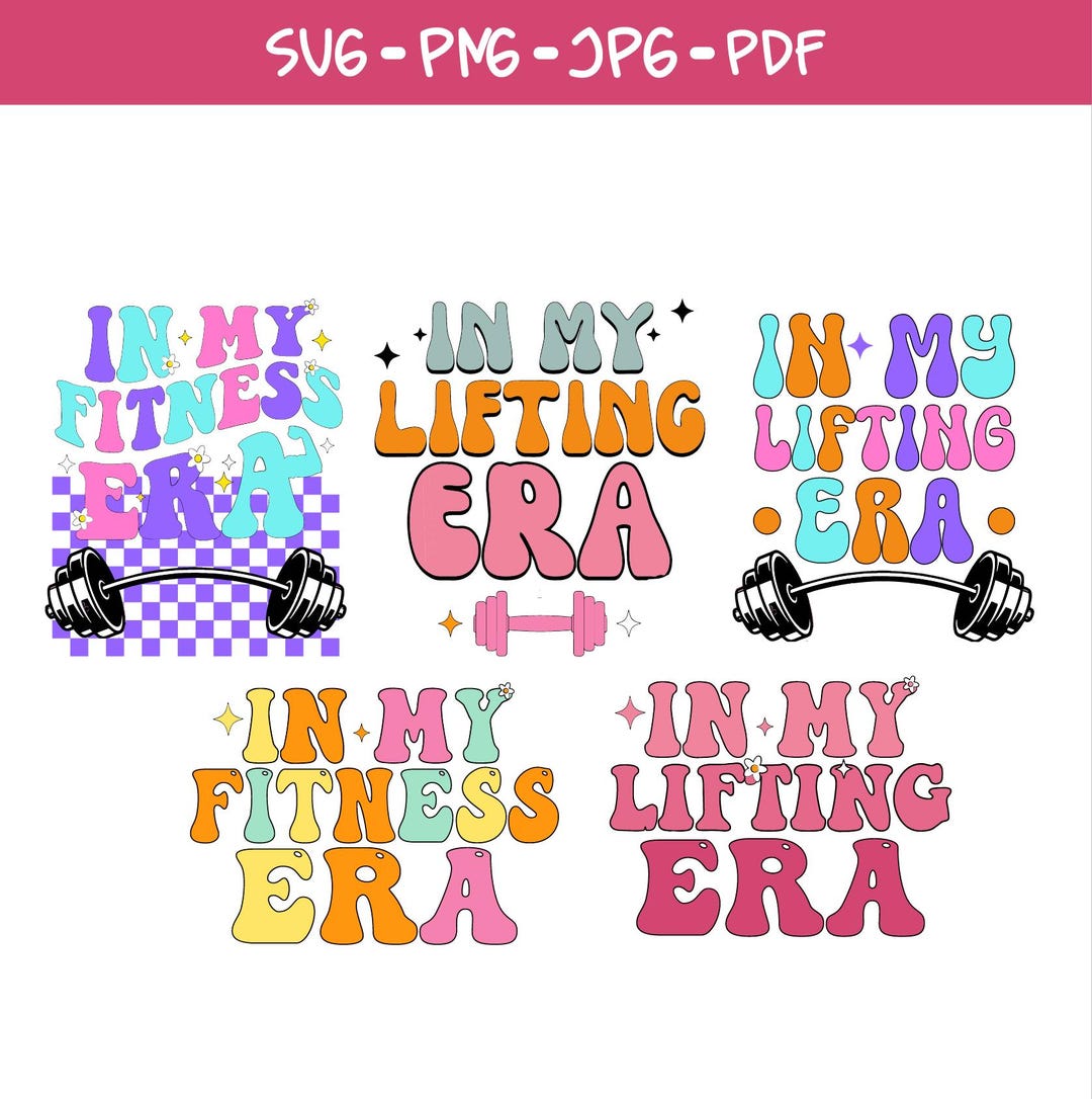 In My Lifting Era Svg Png, Workouts Svg, Fitness Svg,fitness Mom ...
