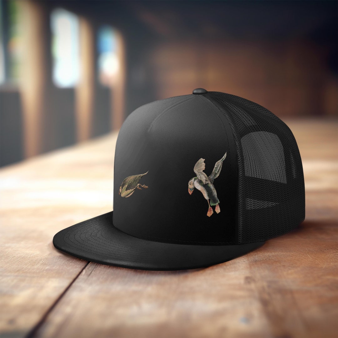 Embroidered Puffin Trucker Hat, Bird Lover Cap, Seabird Hat, Wildlife ...