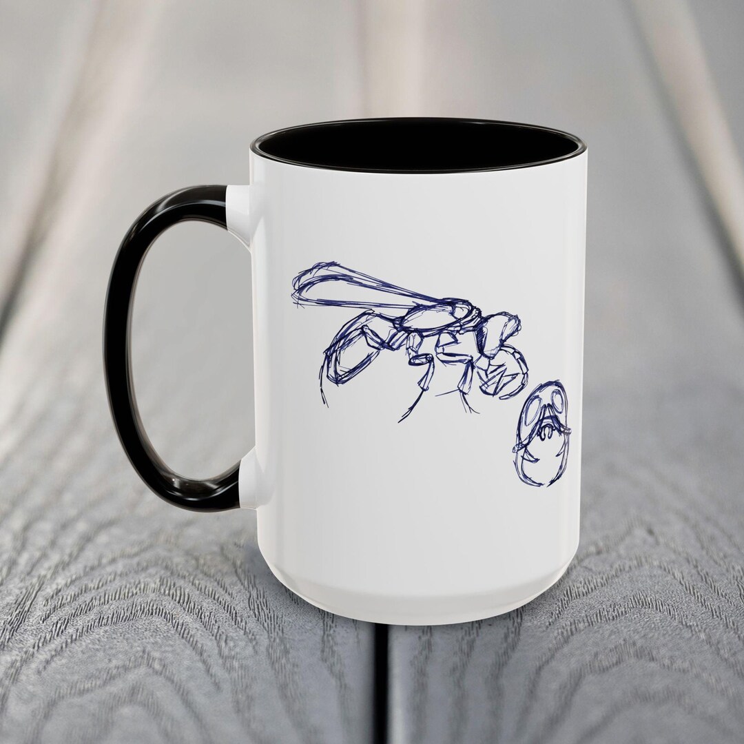 Giant Indonesian Wasp Mug, Insect Gift for Bug Lover, Wasp King ...