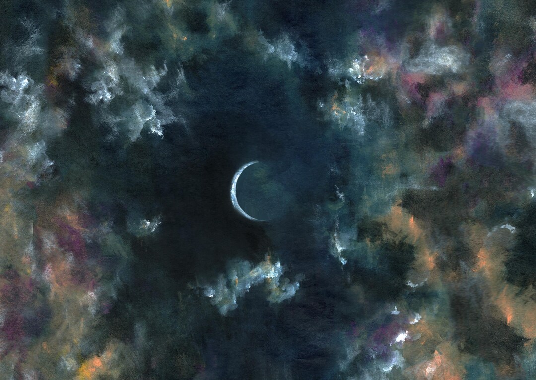 Solar Eclipse Framed Print, Watercolor Art, Missouri Eclipse 2024 ...