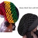Red Yellow Green Extra Large XXL L Mesh Net Hat Rasta Tam Hats ...