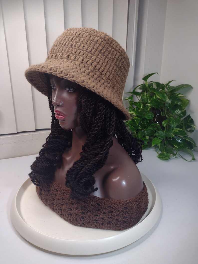 Cafe Brown Bucket Hat / 30 Colors / 70s Hat Bowl Hat Retro M - Etsy