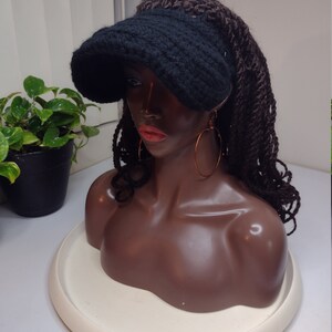 Light Mega Visor / 30 Colors / Tall Hat Dreads Hats for Long Locs Hats ...