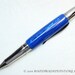 DYNA BLUE Acrylic and Stainless Steel Handmade Pen in Liberty Style - Etsy