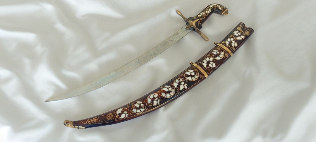 Sword, Vintage Sword,collectible Sword,handmade Sword,mother of Pearl ...