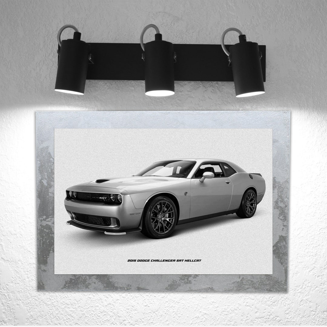 2015 Dodge CHALLENGER SRT HELLCAT | Print on Metal | Amazing Look ...