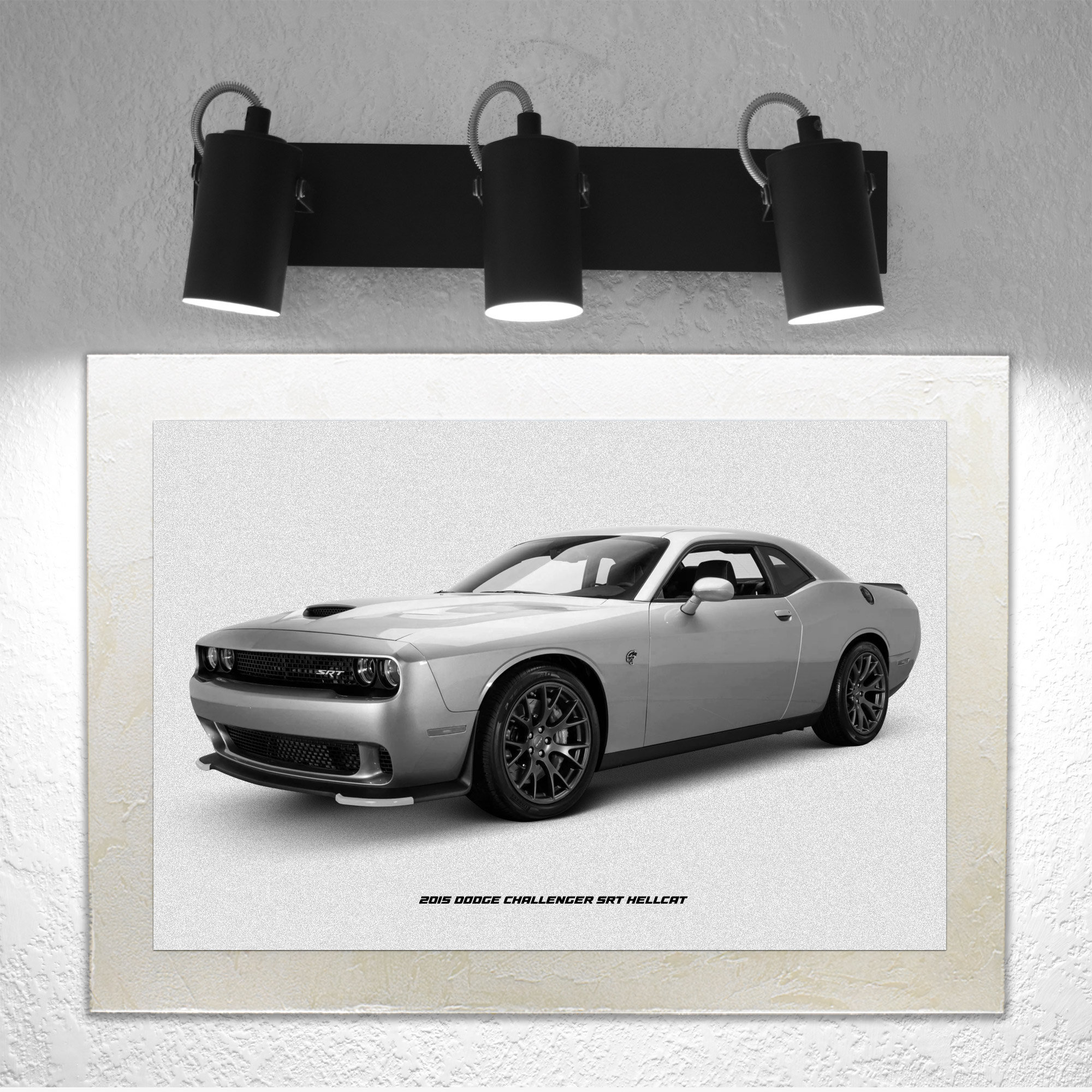 2015 Dodge CHALLENGER SRT HELLCAT | Print on Metal | Amazing Look ...