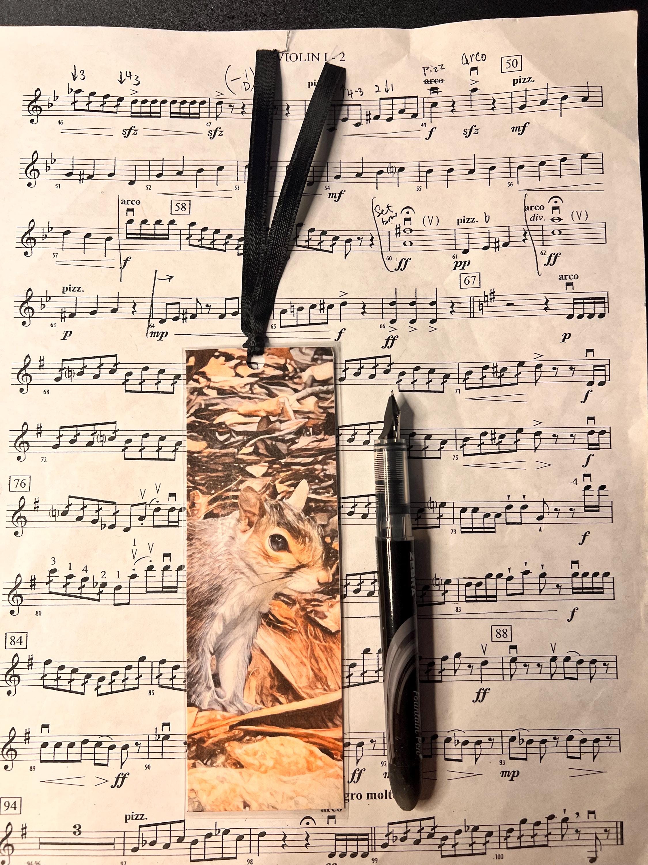 Squirrel Bookmark - Etsy