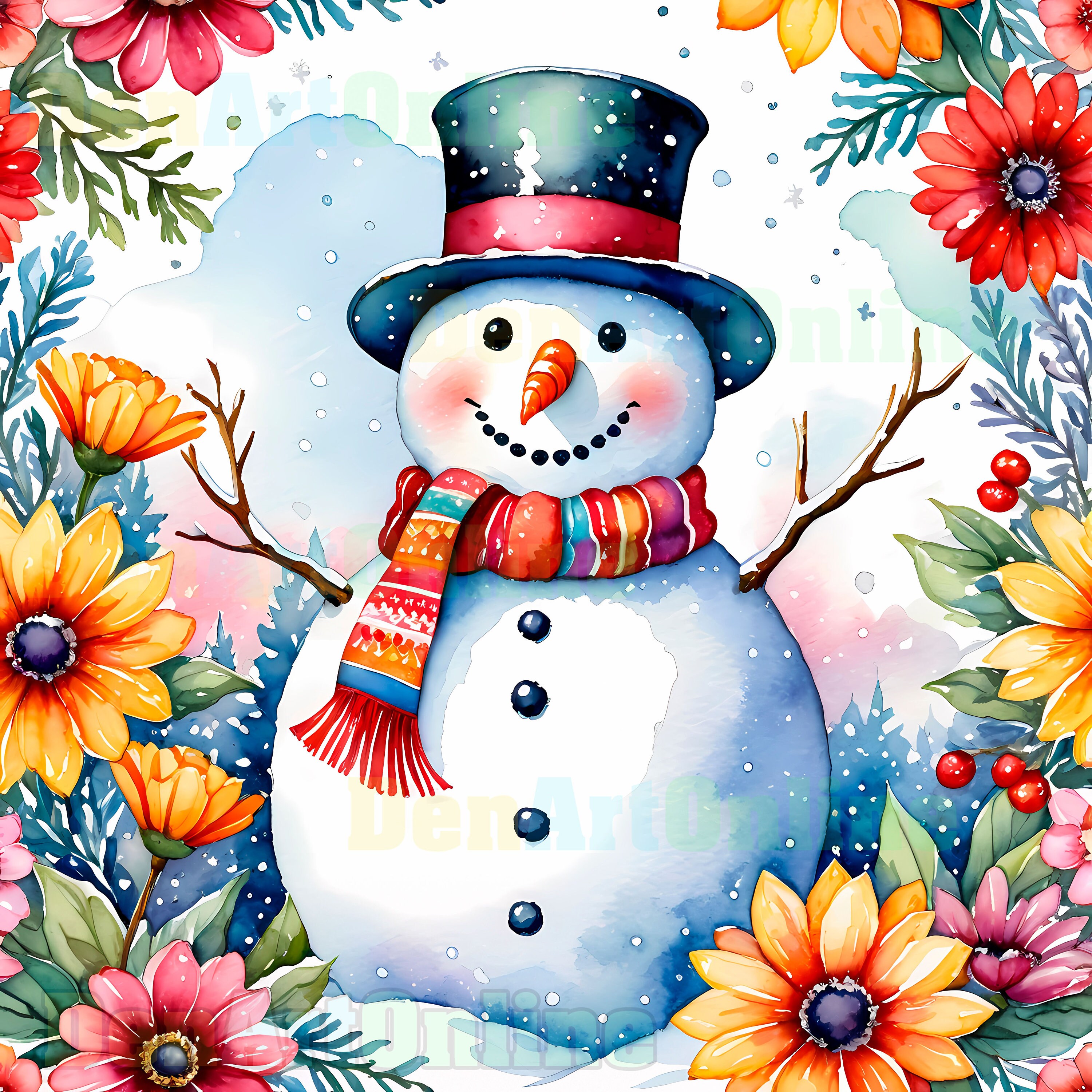 15 Snowman Clipart, Vintage Snowman Clipart, Christmas Clipart ...