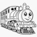 Train Coloring Book: 25 Printable Pages for Kids (PDF File) - Etsy