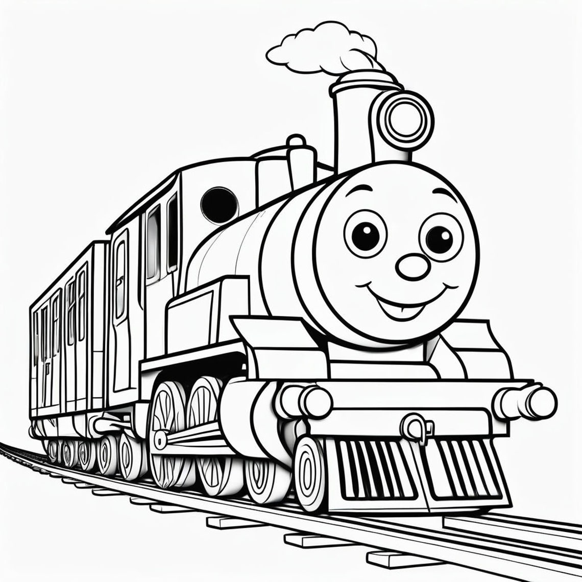 35 Train Coloring Pages for Kids | Printable Train Coloring Sheets for ...