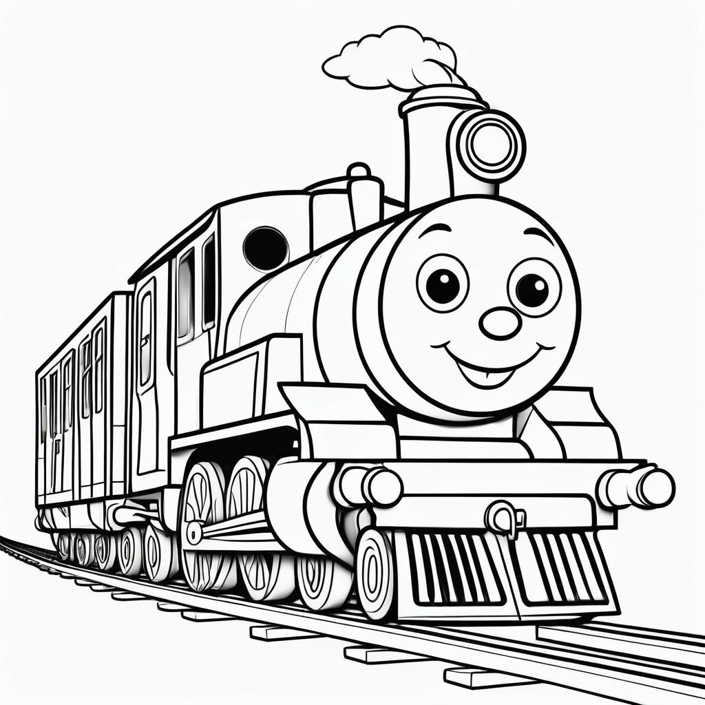 35 Train Coloring Pages for Kids | Printable Train Coloring Sheets for ...