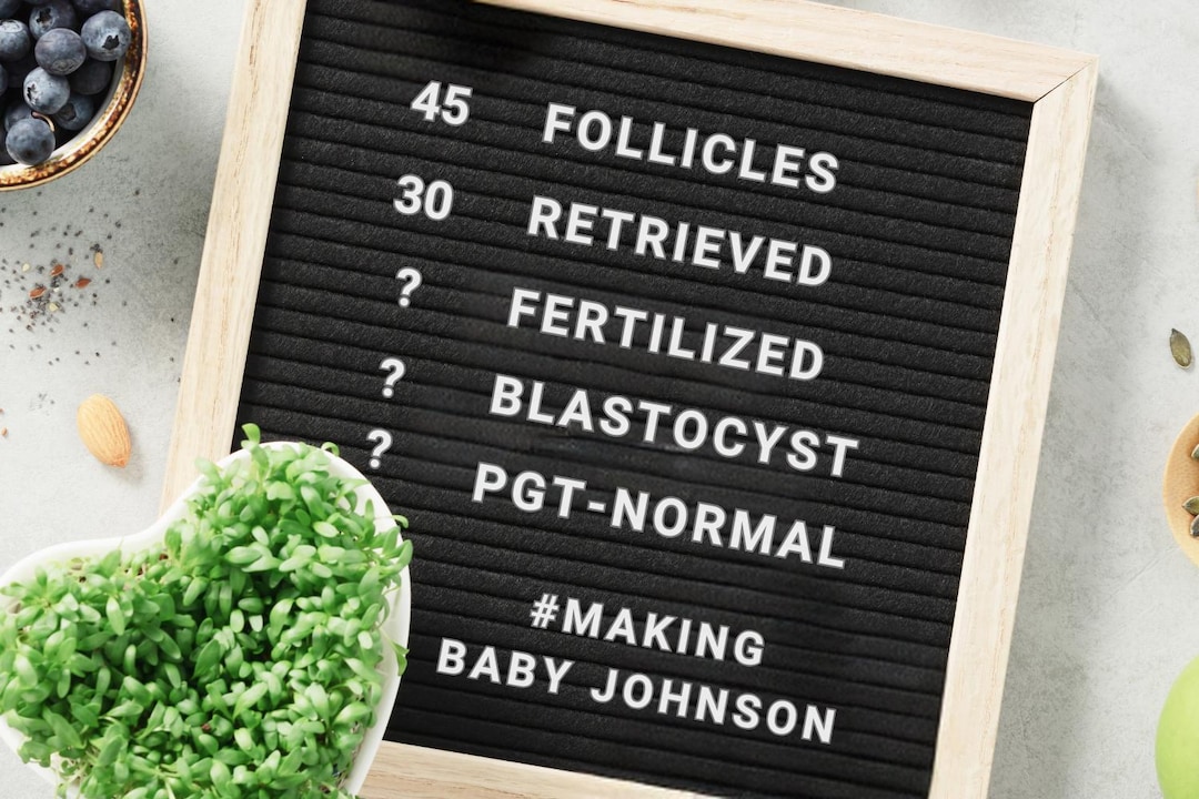 IVF Baby Announcement Letter Board Template: Rainbow Baby (digital ...