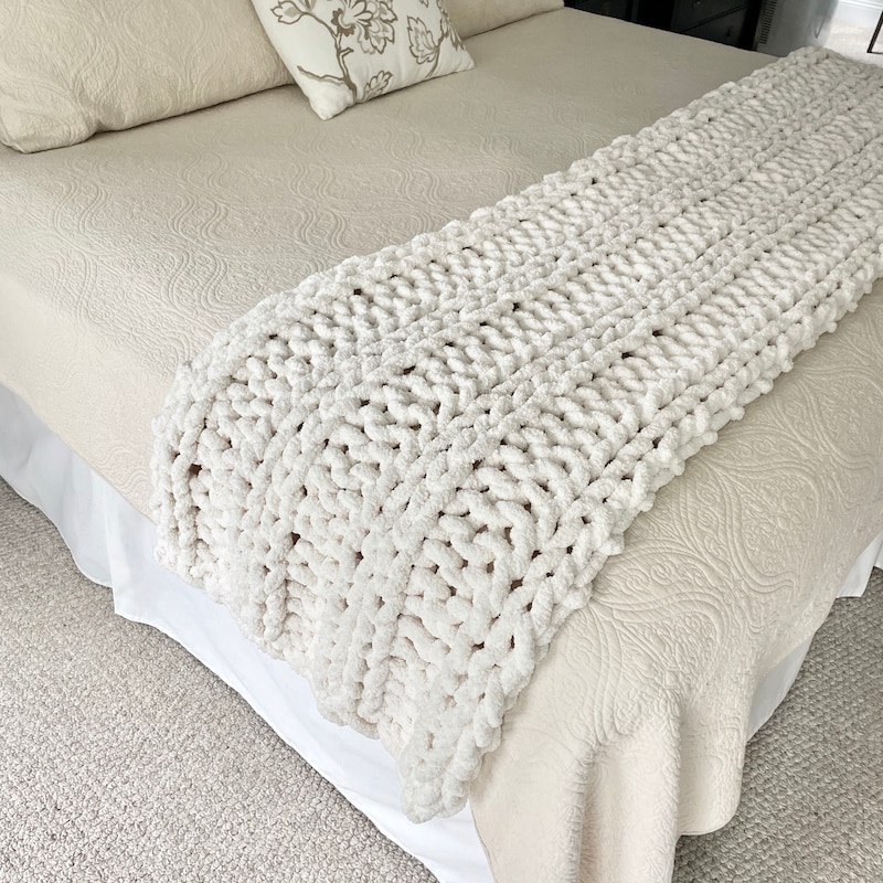 Bed Runner Knit - Etsy