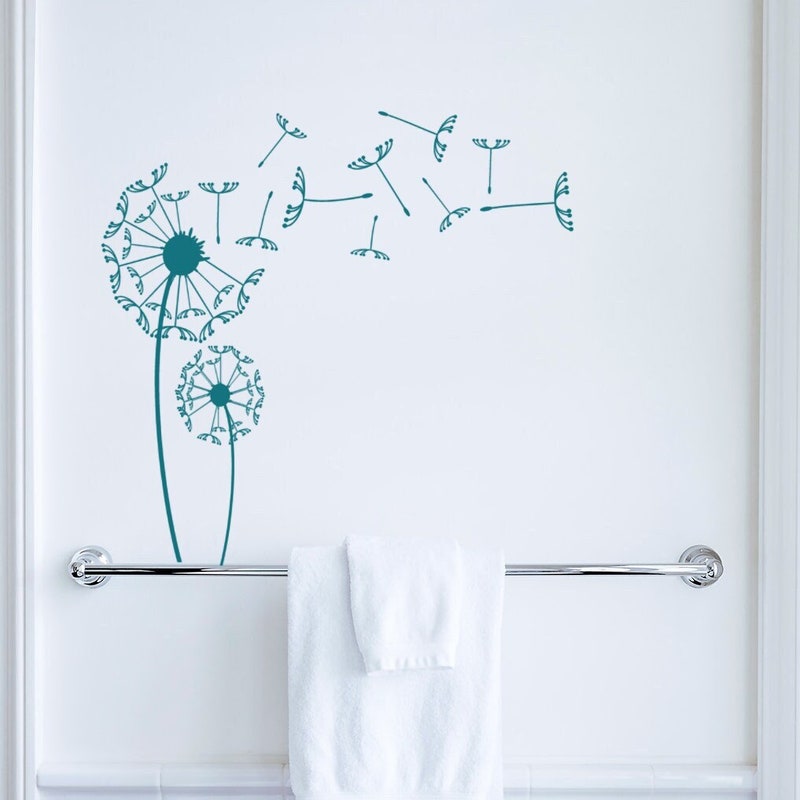 Dandelion Wall Decal - Etsy