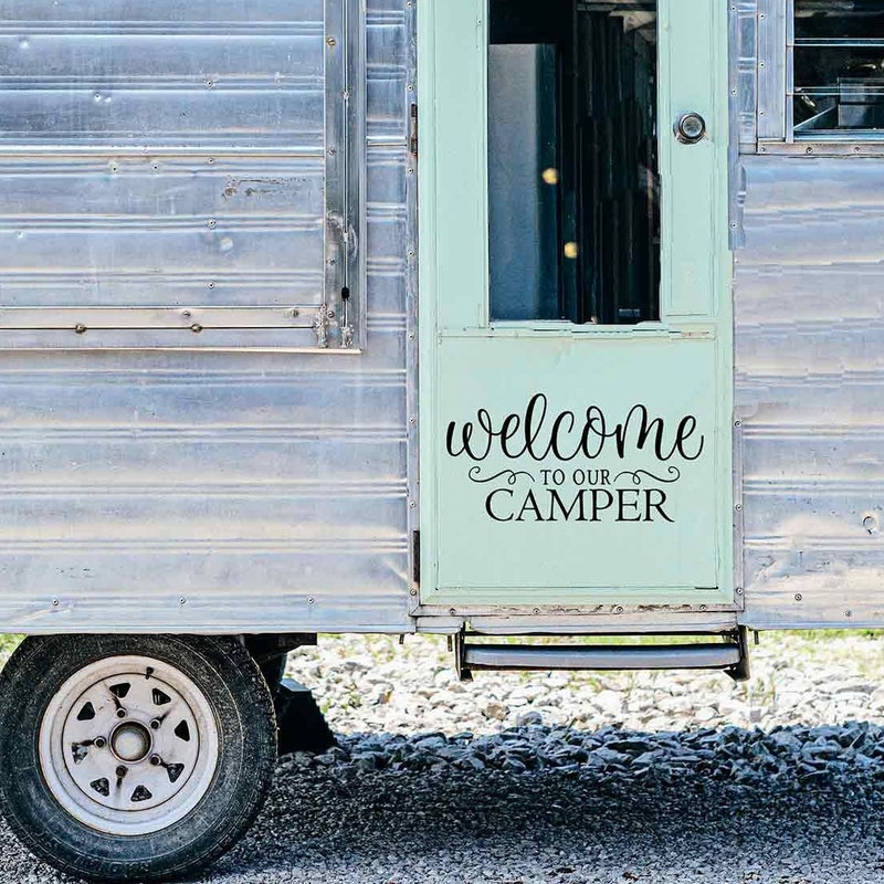 Camper Vinyl Decal - Etsy