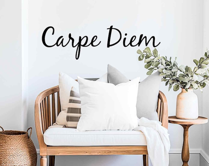 Carpe Diem Laser Cut Sign Carpe Diem Wording Carpe Diem Sign Carpe Diem ...