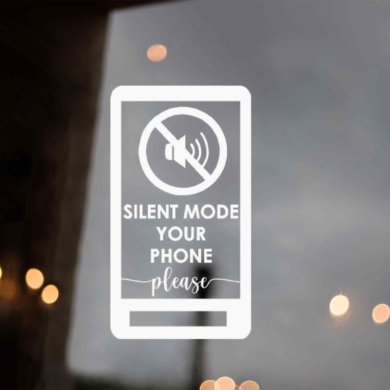 Please Silence Your Phones Sign - Etsy