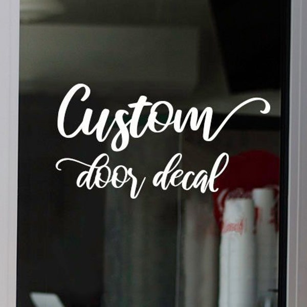 Glass Door Decal - Etsy