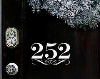 House Number Decal - Etsy