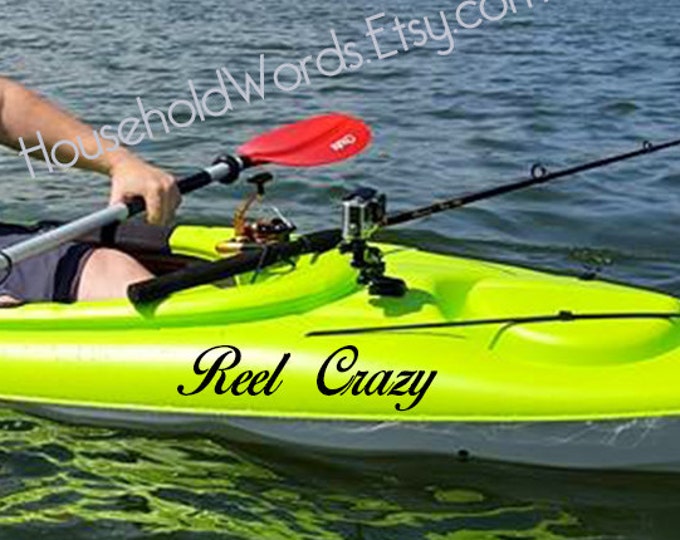 Custom Kayak Name Decal, Canoe Decals, Decals for Paddleboard ...