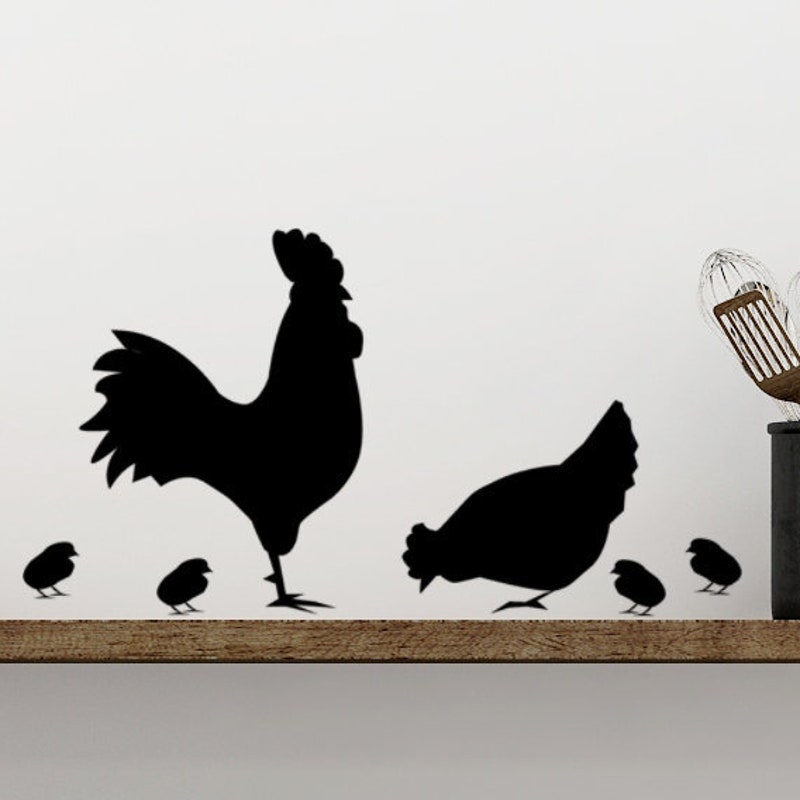 Chicken Wall Decal - Etsy