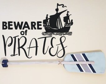Beware of Pirates - Etsy