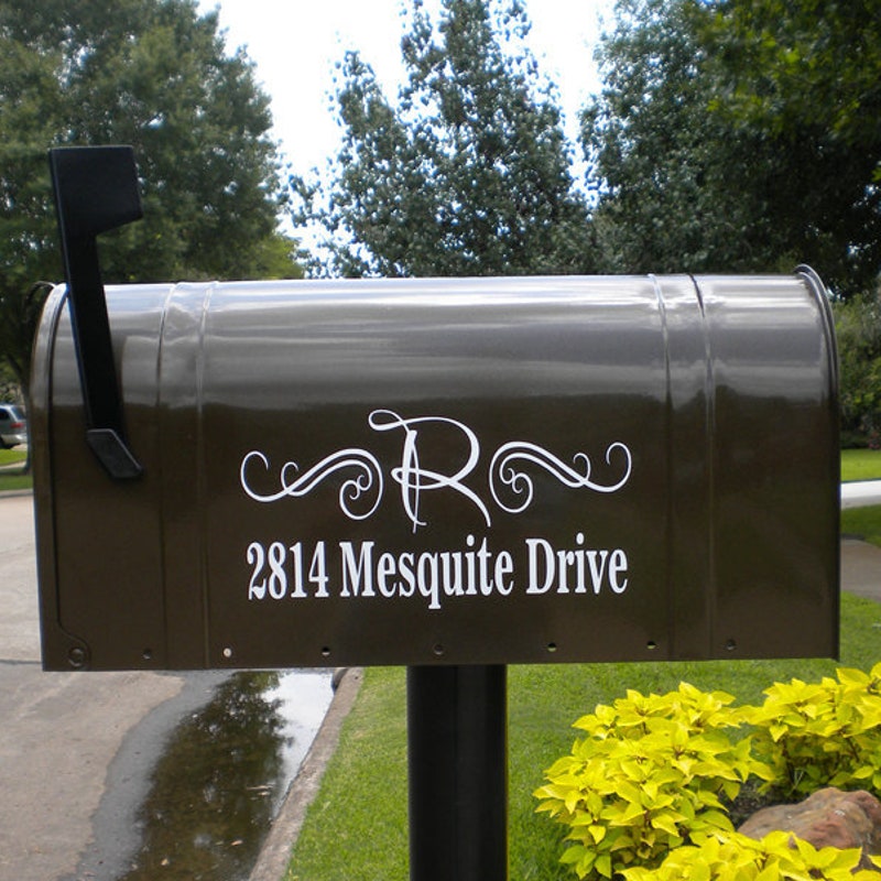 Mailbox Decal Svg - Etsy