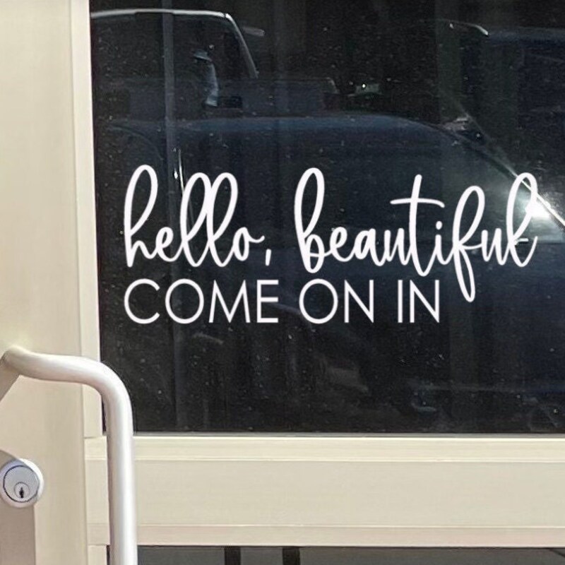 Hello Beautiful Wall Decor - Etsy