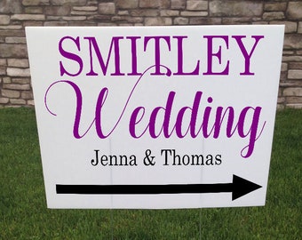 Wedding Road Signs | Etsy