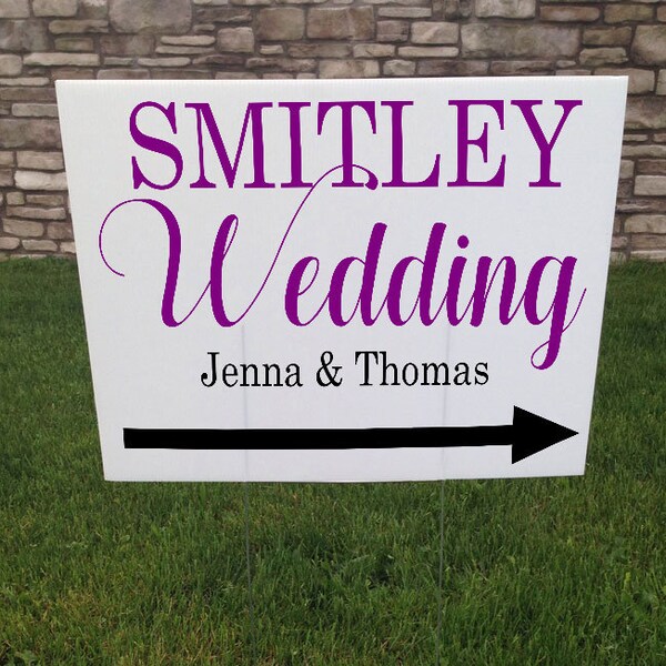 Wedding Road Signs - Etsy