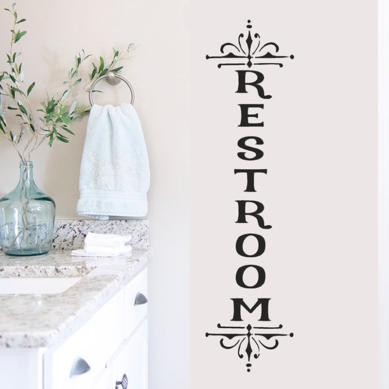 Elegant Restroom Signs - Etsy