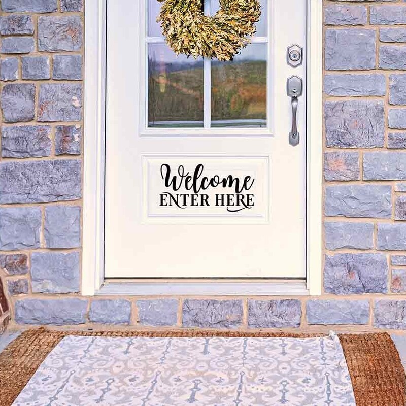 Enter Here Sign - Etsy