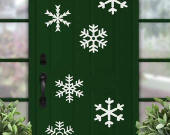 Snowflake Decals, Snowflake Wall Decals, Christmas Wall Decal ...