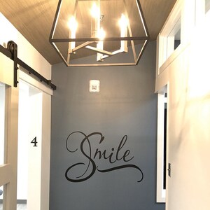 Smile Wall Decal, Smile Vinyl Decal, Smile Word Art, Dentist Office ...
